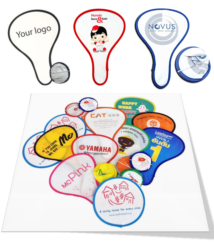 พัดสปริง (Pop up Fan) - ราคาถูก พิมพ์ลายได้ตามต้องการ